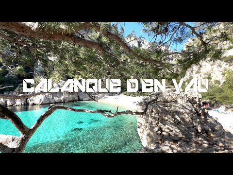 Calanque d'En-vau Cassis France. National Park. The Beach.