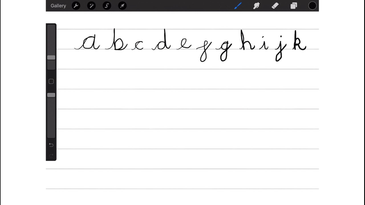 FS2 Precursive Letter formation