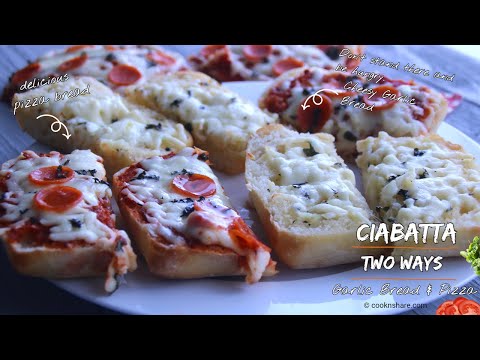 Cheesy Garlic Bread Made Easy - Pizza Combo