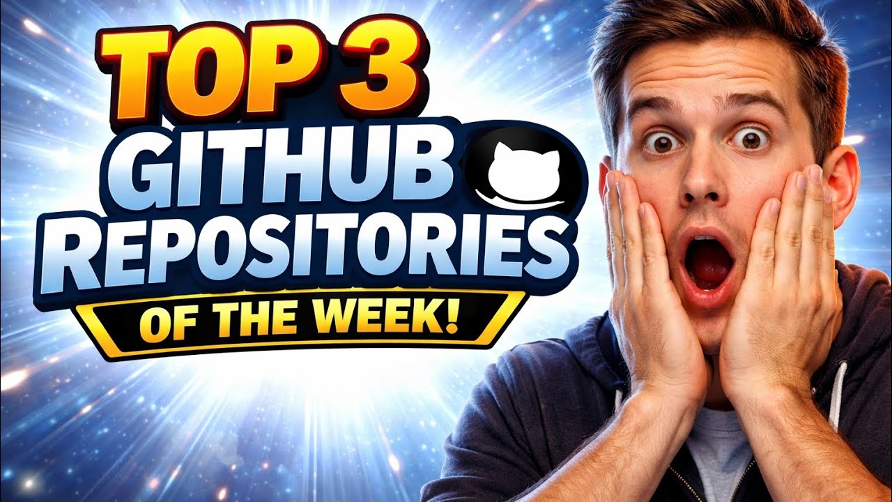 Top 3 GitHub Repository Of The Week Is Insane Change the AI Agents and Robotics