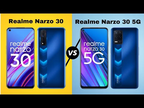 Realme Narzo 30 5G Vs Realme Narzo 30 4G | Quick Full Comparison | Price in india | #shorts