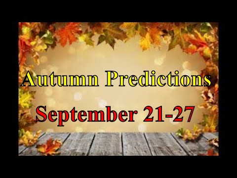 Predictions Autumn 2020- Things You Need To Know