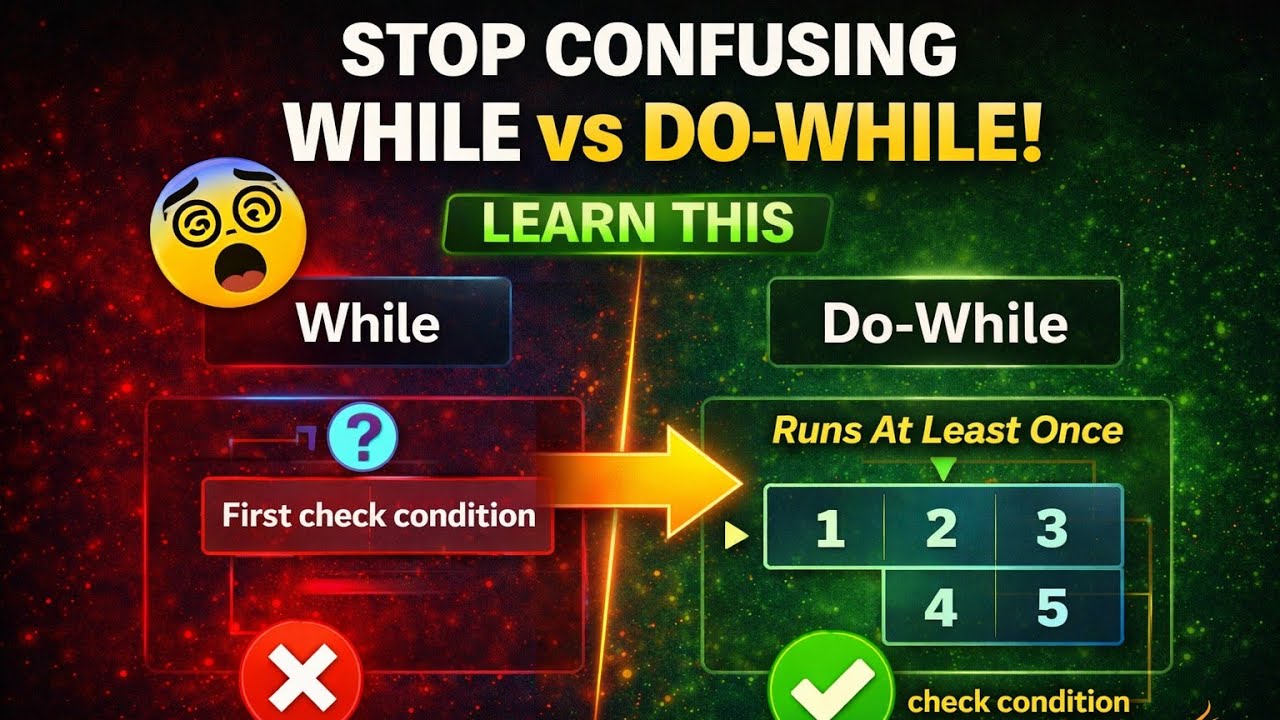 STOP Confusing While vs Do-While! Learn This (Java #27)