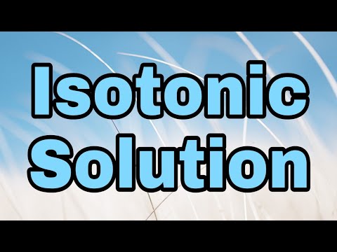 Isotonic Solution #shorts