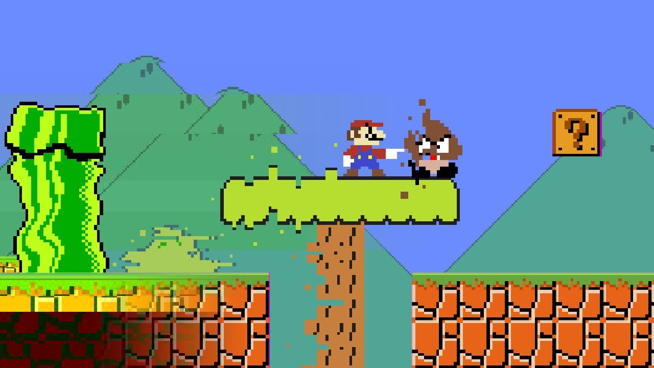 When everything Mario touches GLITCHES
