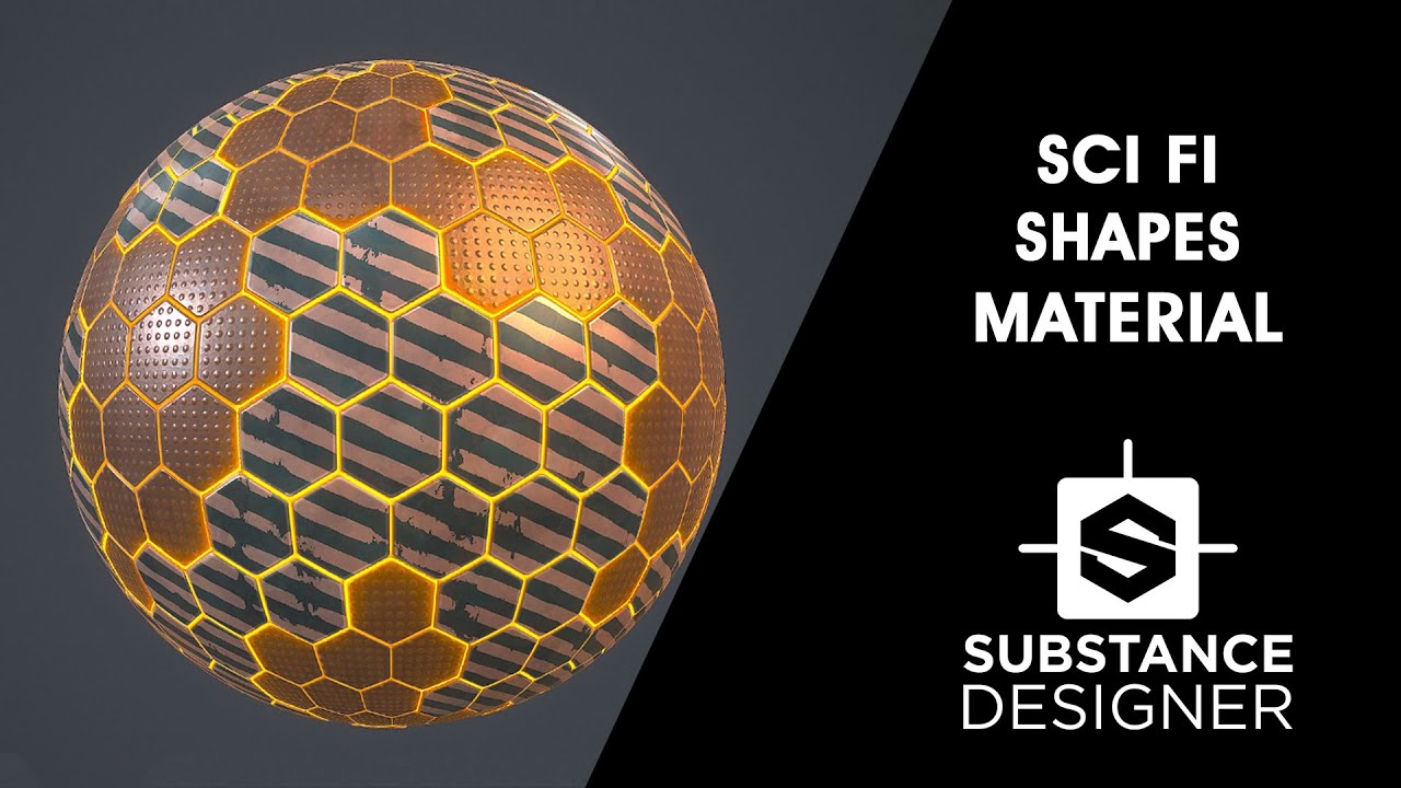 Substance Designer - Sci Fi Shapes Material