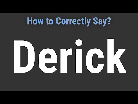 How to Pronounce Name Derick (Correctly!)