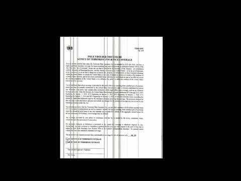 Understanding Terrorism coverage Insurance