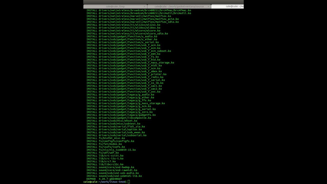 Building kernel, making customization