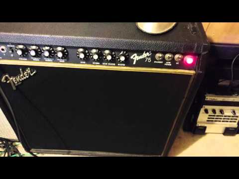Fender 75 Amp ( Rivera ) Reverb 75 79/80 Black | Reverb