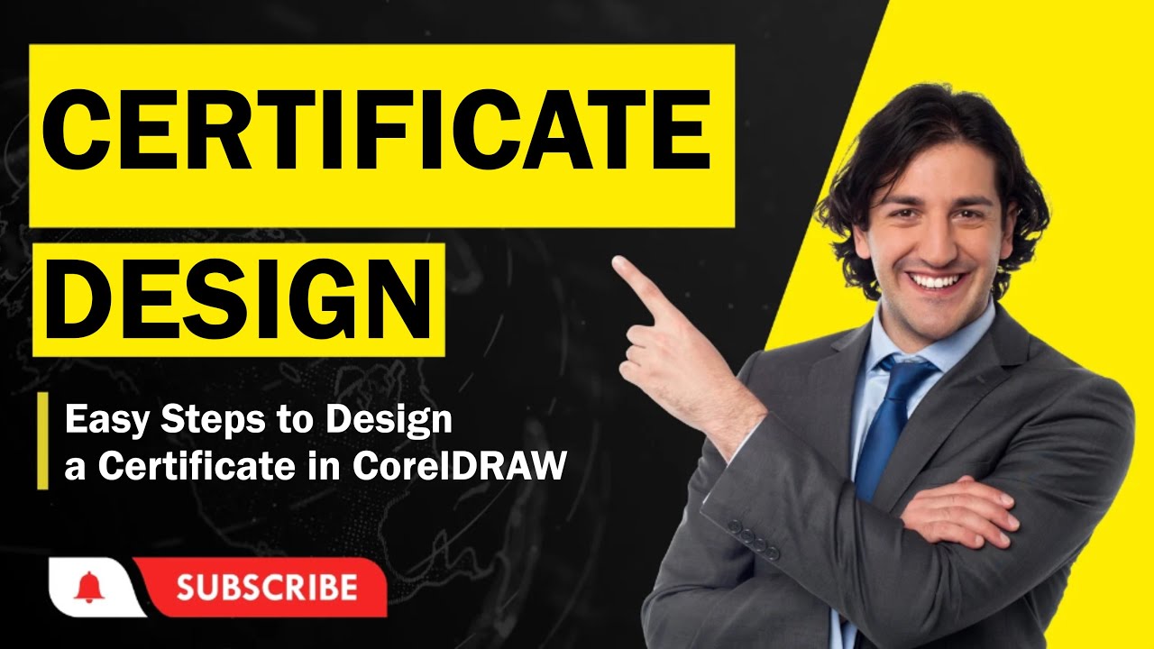 Learn How to Design Certificates in CorelDRAW (Beginner's Tutorial)