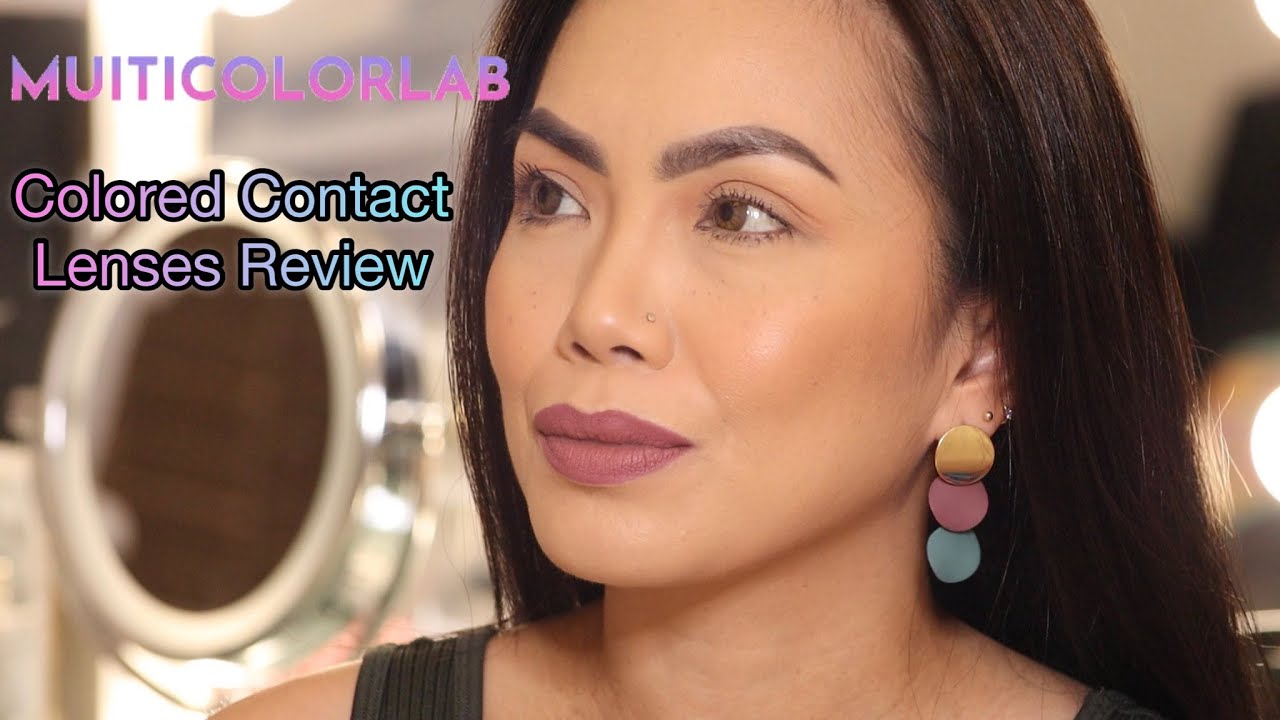 MULTILAB COLORED CONTACT LENSES TRY ON/REVIEW