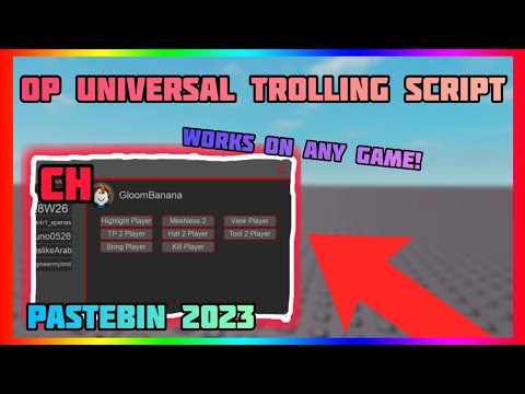 (OP) Universal Trolling Script/Hacks | PASTEBIN 2023✅ | NEW | CH