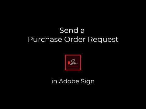 Send Purchase Order Request