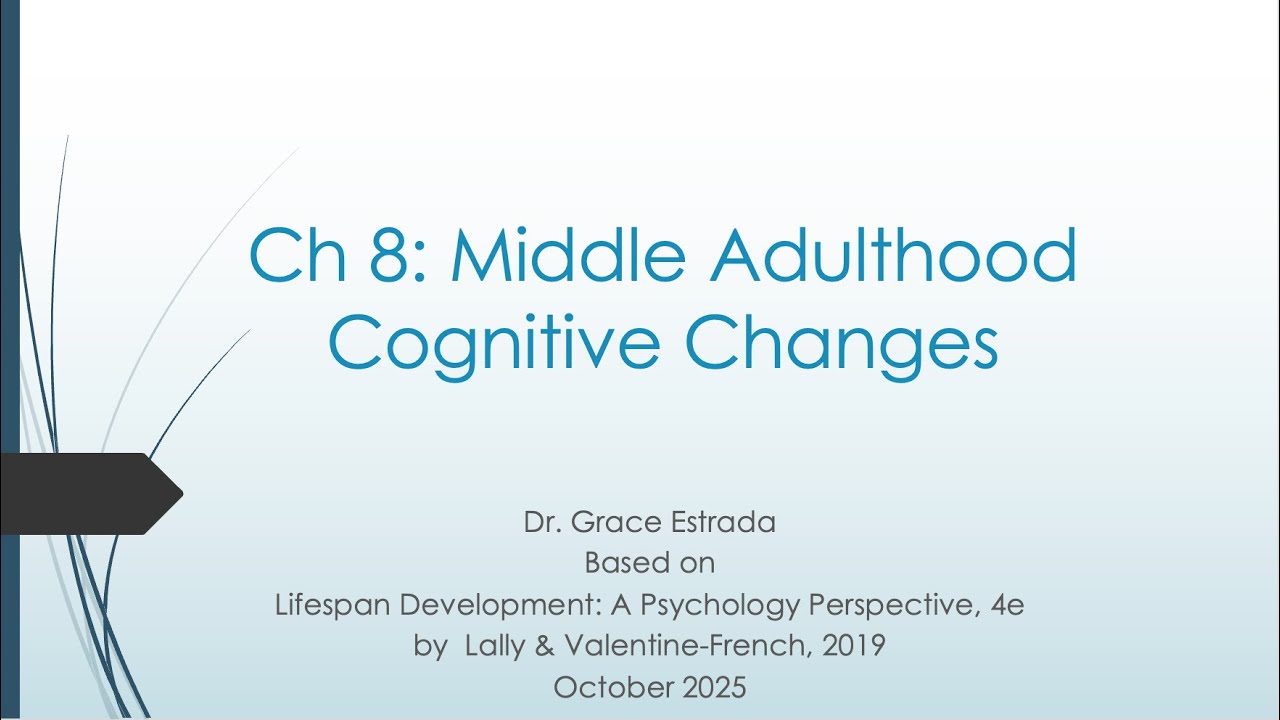 Ch8: Middle Adulthood Cognitive Changes (14:22)