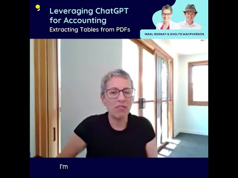 Leveraging ChatCPT for Accounting: Extracting Tables from PDFs