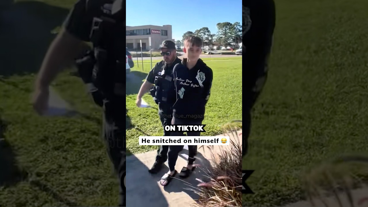 Officers use TikTok too... be careful guys 😂 #shorts