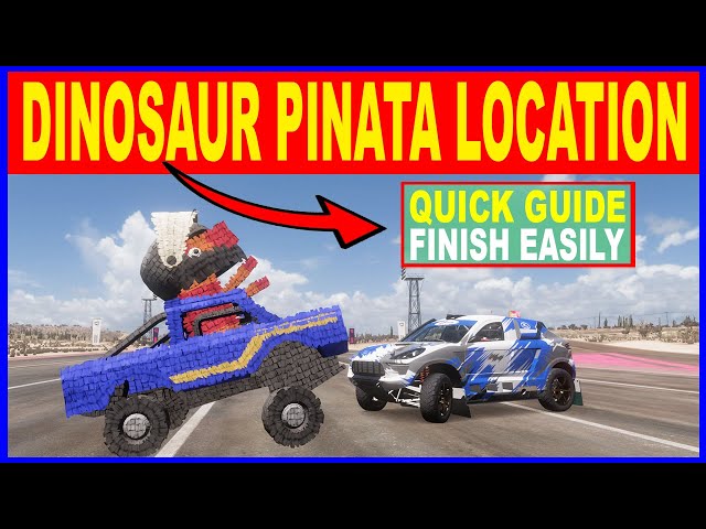 Forza Horizon 5: How to smash dinosaur piñatas