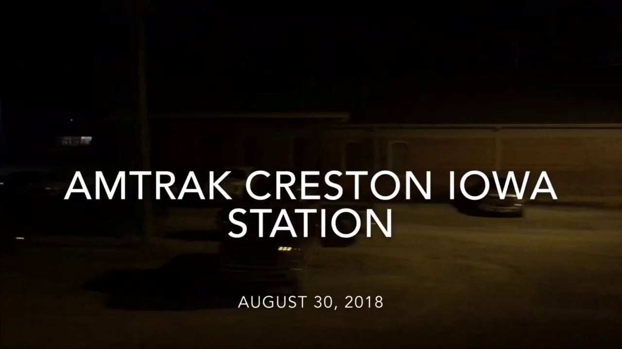 [ USA Station ] Waiting area at Santa Fe depot built in 1968, Amtrak Creston Iowa Station
