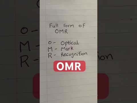 OMR full form || computer basics | #omr #trendingshort #ytshorts #computer #computerscience