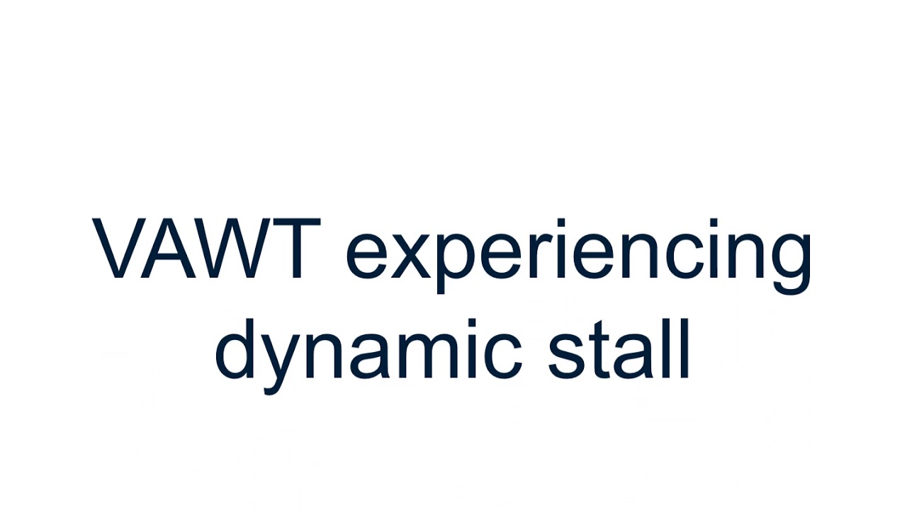 Large scale VAWT CFD simulation
