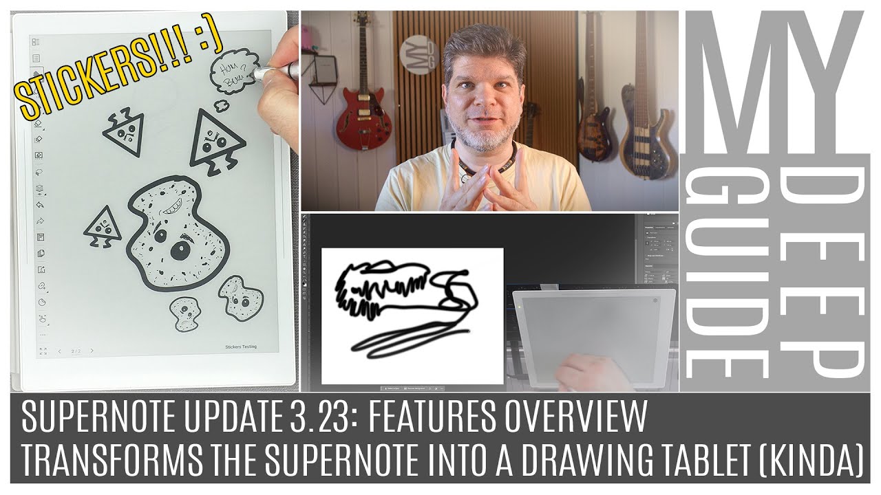 Supernote Update 3.23 - Transforms Your Supernote Into a Drawing Tablet (Kind of) for Your PC!