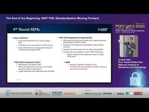The End of the Beginning: NIST PQC Standardization Moving Forward