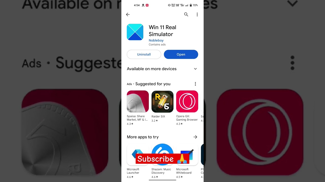 how to install windows simulator in Android #windows 11#simulator #shortsvideo