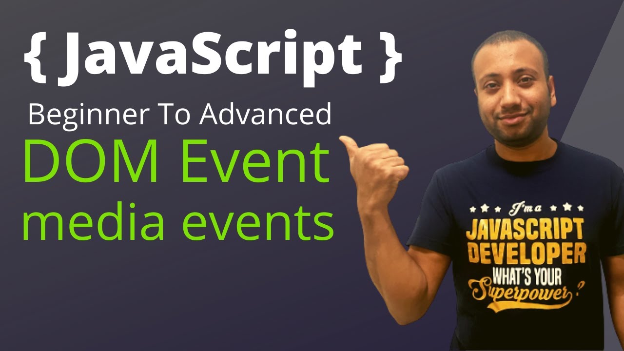 javascript bangla tutorial 62 : DOM Event | Event Object | media events