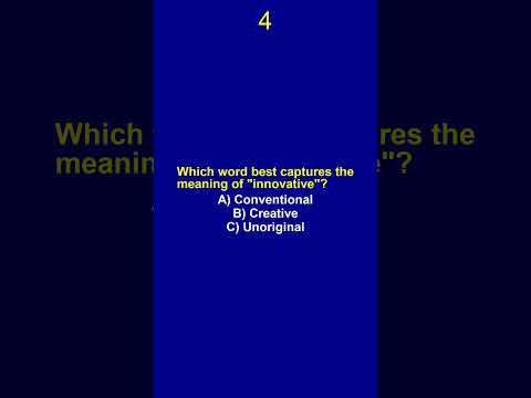 Interactive English Vocabulary Quiz – Test Your Synonyms & Skills! #shorts