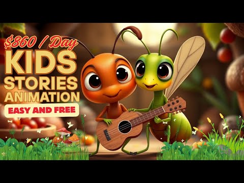 How to Make Kids 3D - Animated Stories Video | Fast, Easy and Free