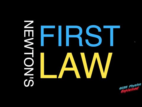 Newton's First Law (SP2b)