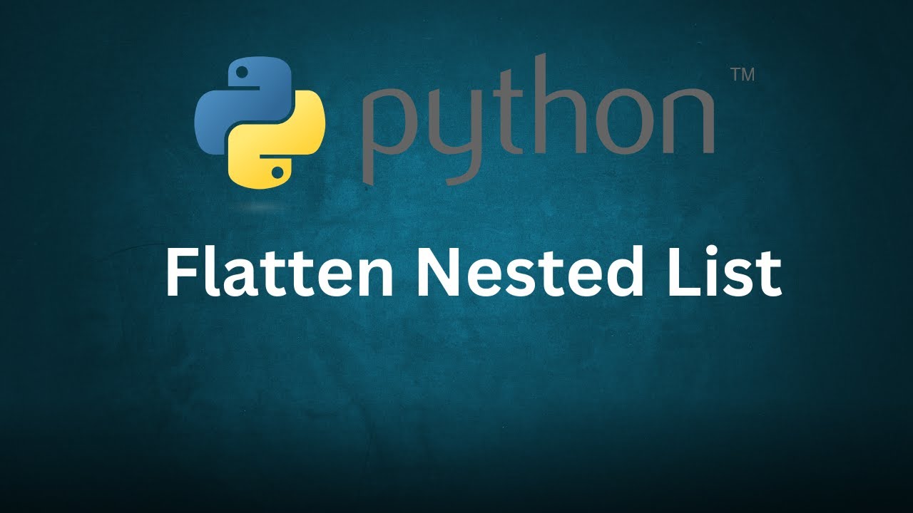 Python Interview Flatten list | 2025