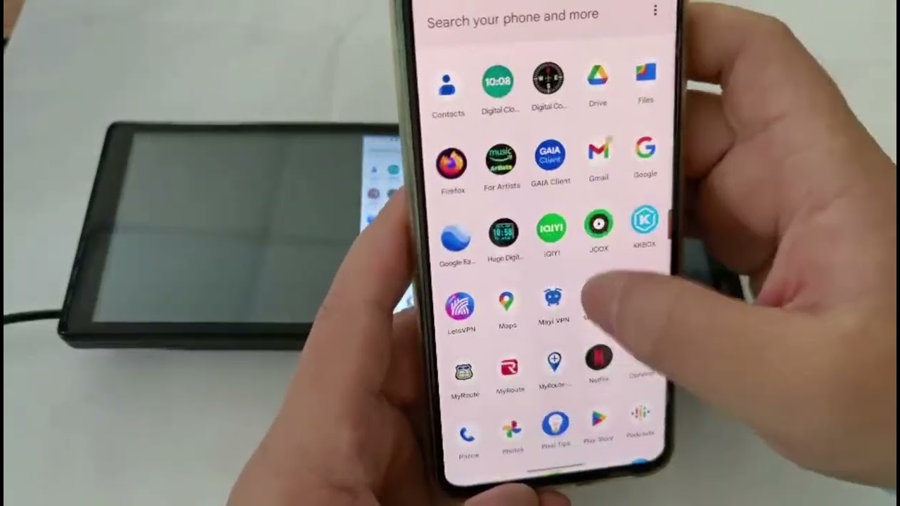 Wonsidary brand Android mirror connection process