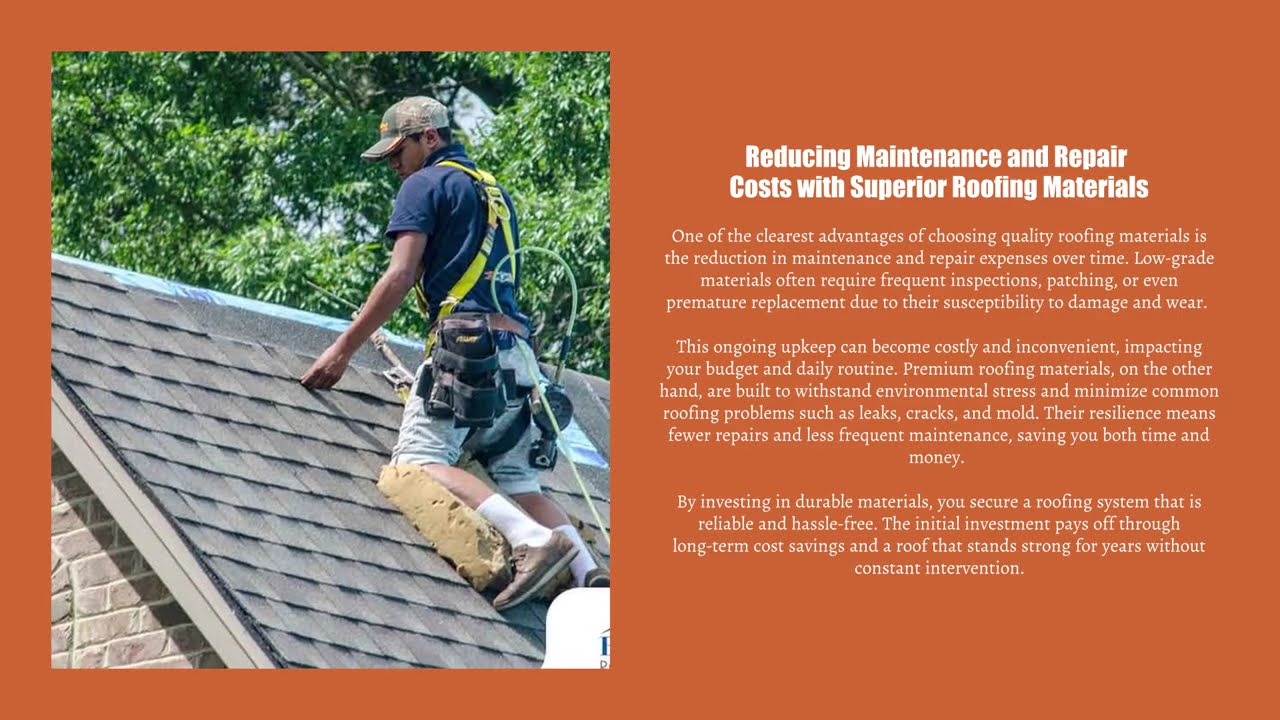 A. Parker Contracting - Why Quality Materials Matter in Roofing Projects