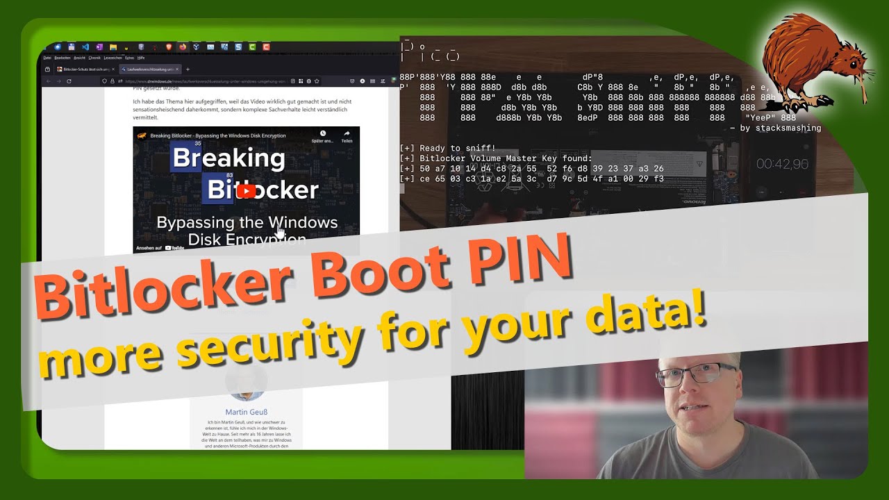 Bitlocker protection can be bypassed: Remedy with PIN and Boot-Authentication