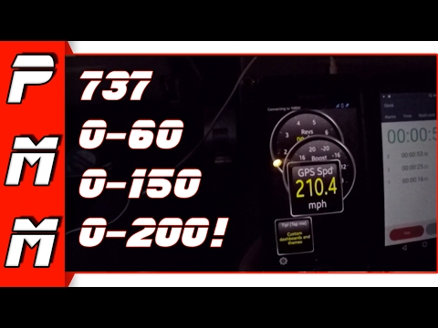 0-200 mph Test In a 737! How Fast Can A Plane Go 200 mph?