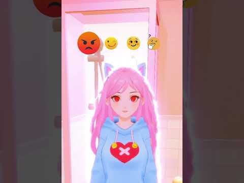 World Emoji Day with Yandere Cat Girl - #WorldEmojiDay #ai2u #anime #aigirl