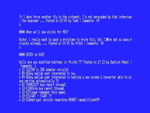 HTML viewer for MSX proof of concept