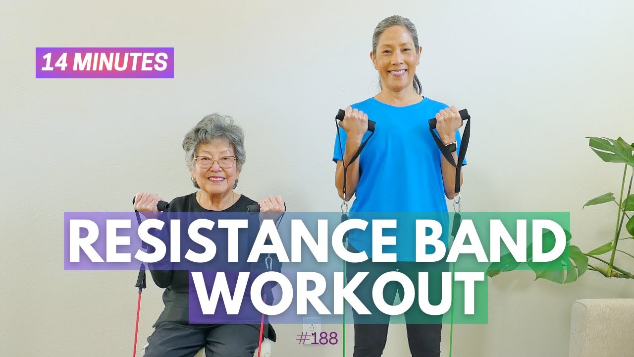 BEST Resistance Band Exercises for Seniors to TONE UP Fast!