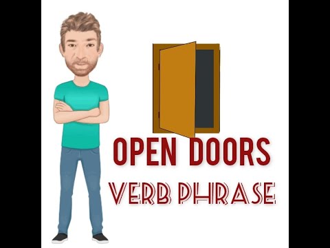Open Doors - Verb Phrase (679) Origin - English Tutor Nick P