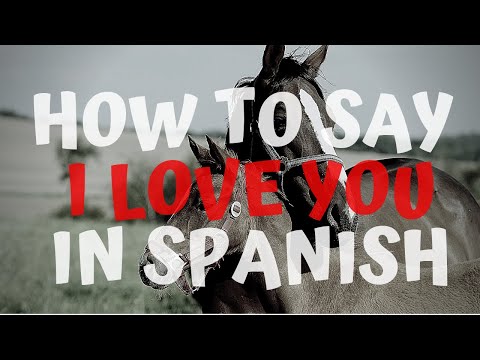 How Do You Say I Love You In Spanish- Te Amo