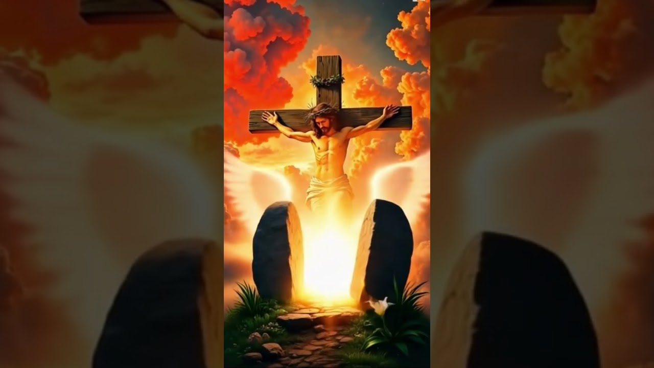 He Is Risen ✝️ | Easter Sunday Resurrection of Jesus ✨ #jesus #love #risen #jesuslovers #shorts #1k