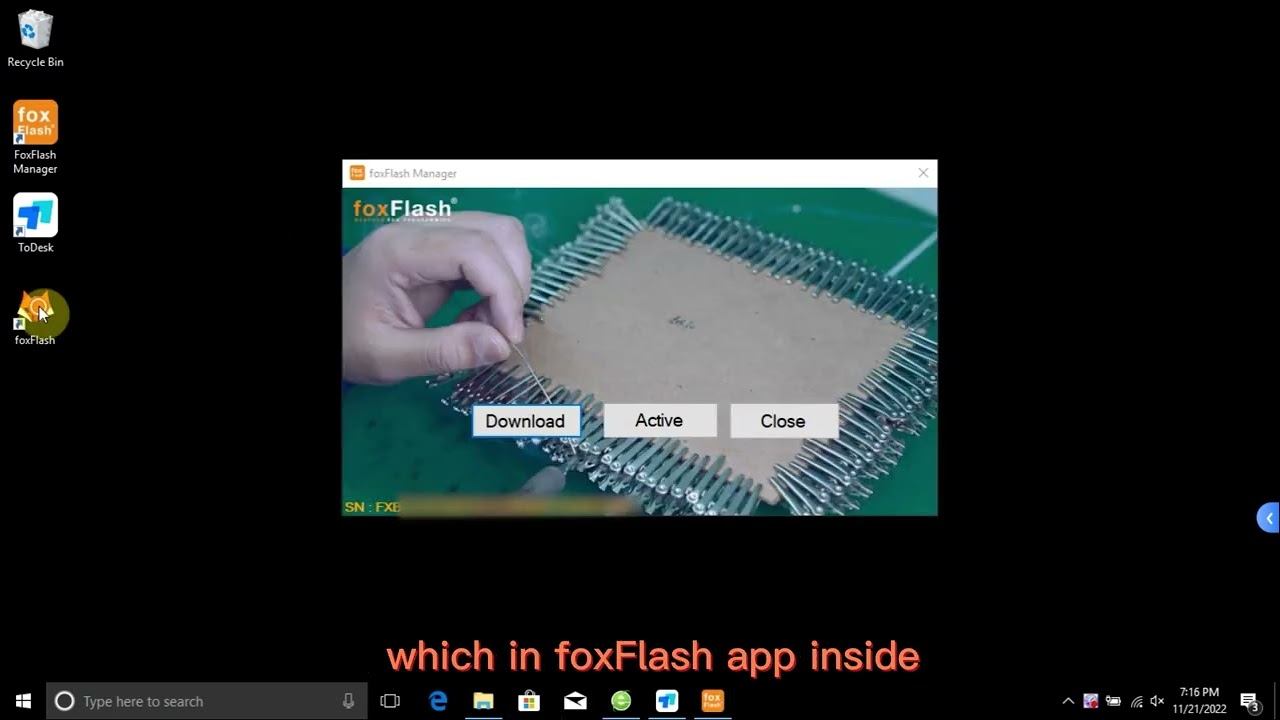 How to Install and activate FoxFlash Tool software