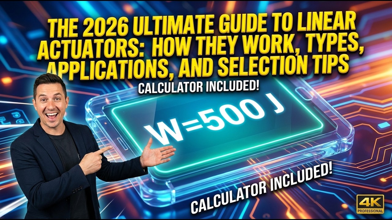 The 2026 Ultimate Guide to Linear Actuators: How They Work, Types, Applications, and Selection Tips