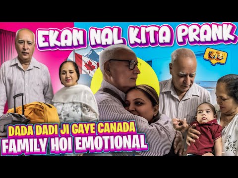 Dada Dadi Ji Gaye Canada ????????/Family Hoi Emotional/ Ekam Nal Kita Prank/ Mr Mrs Narula