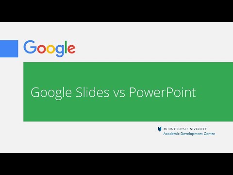 Google Slides vs PowerPoint