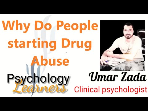 Why do people Start Drug Abuse in Urdu/Hindi by Psychology Learners