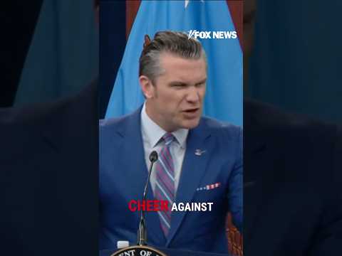 Hegseth shuts down media for 'cheering' against Trump, Iran strikes #shorts #foxnews #news #us #fox
