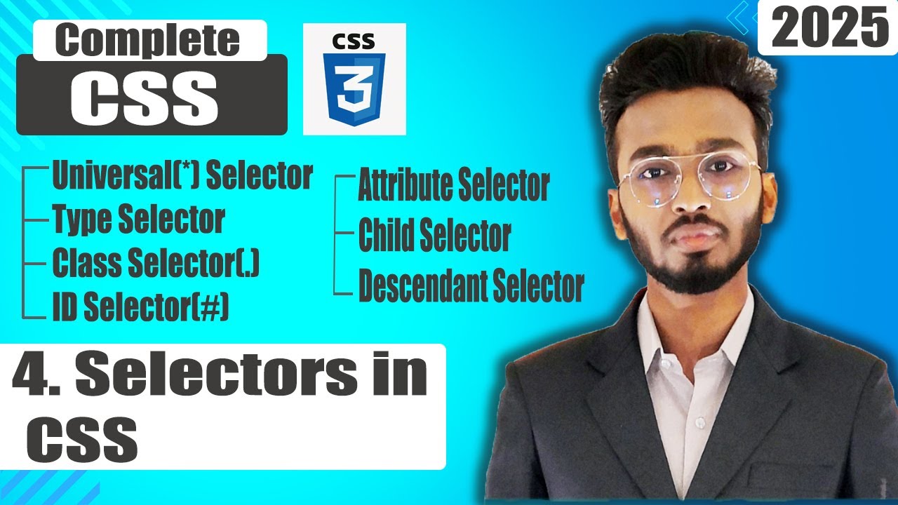CSS Tutorial for Beginners| Selectors in CSS | CSS Full Course
